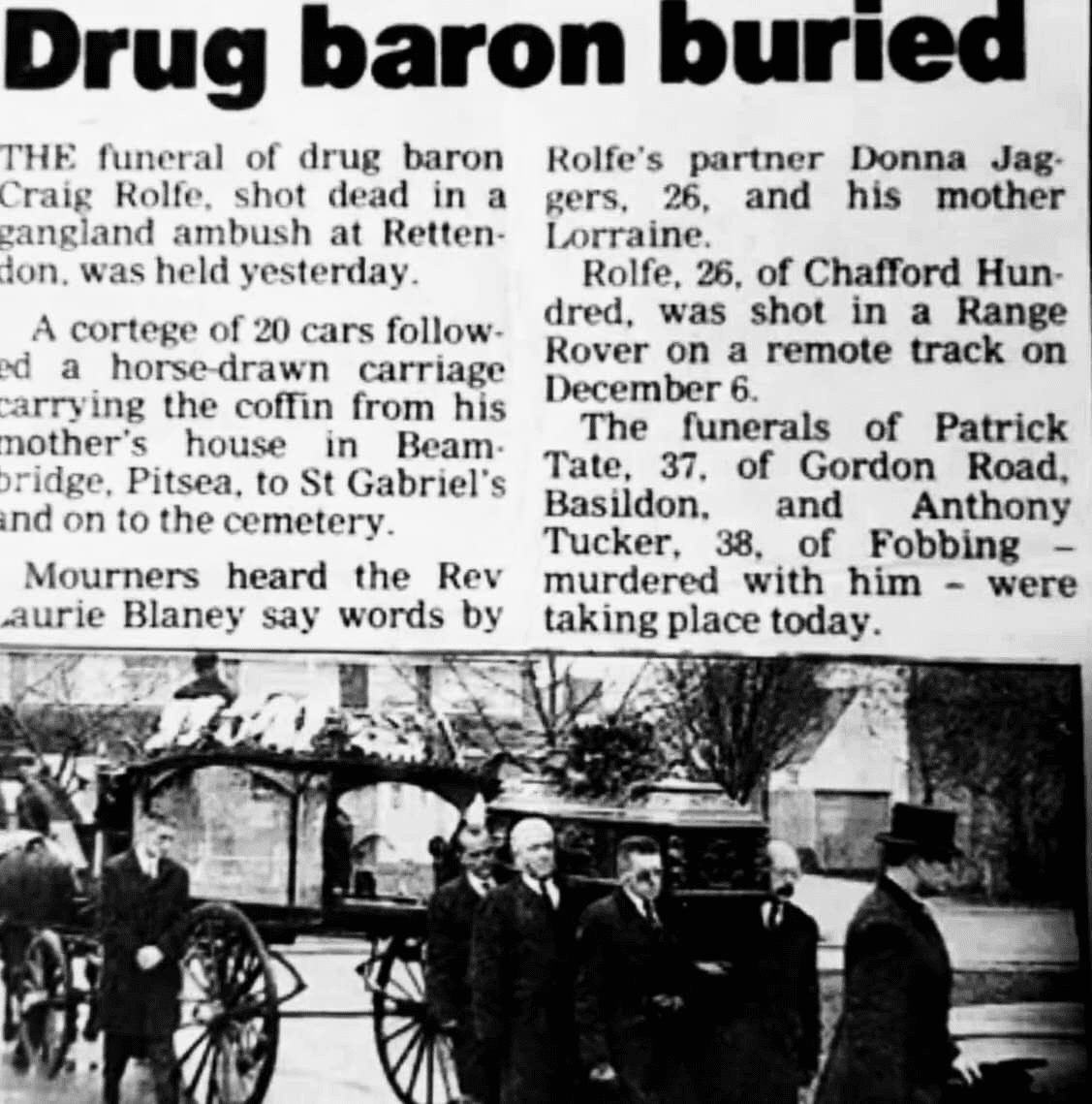 Craig Rolfe Essex Boys -The Life and Death of | The True Crime Database ...